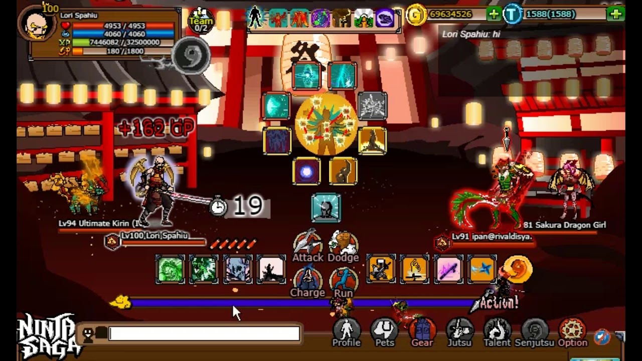 Ninja saga {Free User} PVP 2018 [Full-Hd] (New Skill Preview "Game ...