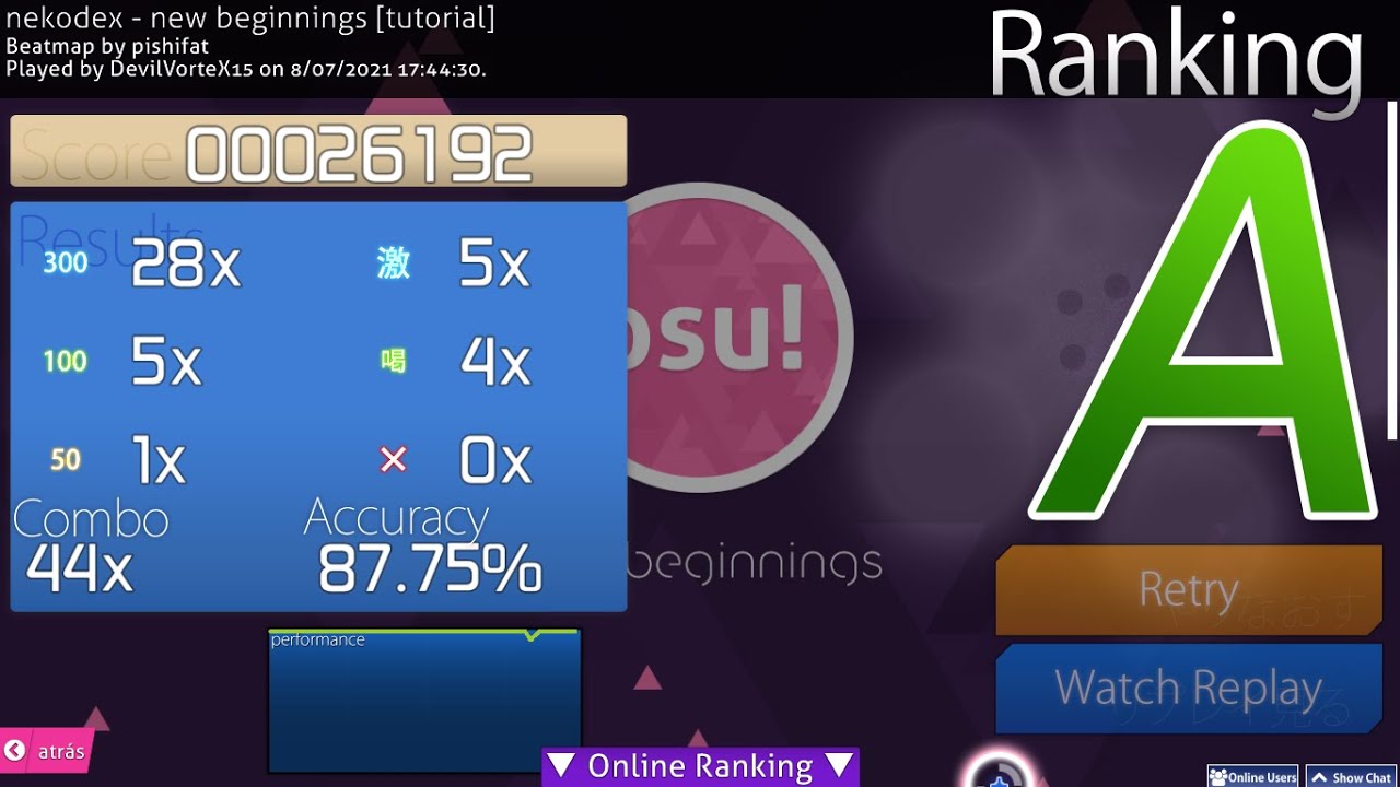 [tutorial] "new beginnings" (Osu!) | "A" - YouTube