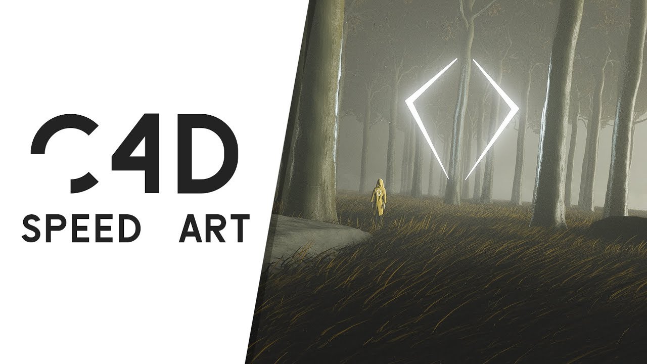 Cinema 4D FOREST artwork | By Chromer | Octane render - YouTube