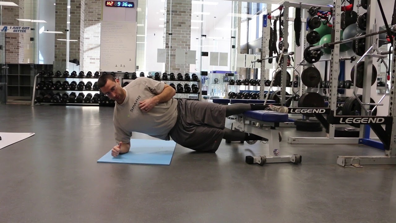 LATERAL PLANK W/ABD HOLD - YouTube