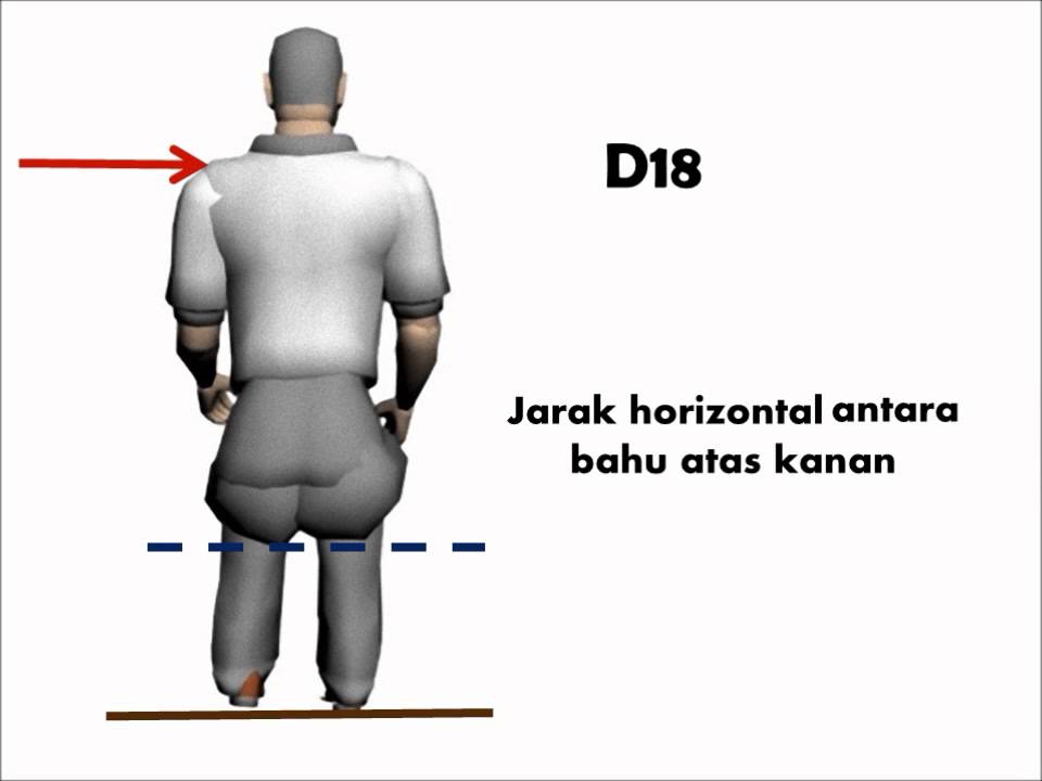 Pengukuran Antropometri_Dimensi Lebar Bahu bagian Atas - YouTube