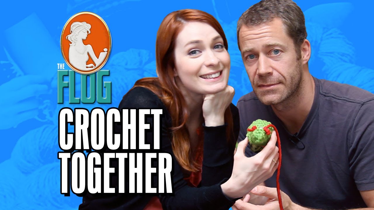 Felicia Day and Colin Ferguson Crochet Together! - The Flog Ep 7 - YouTube