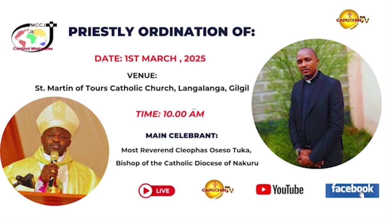 01-03-2025 | CAPUCHIN TV LIVE | Deacon Samuel Ngugi Mwangi Priestly ...