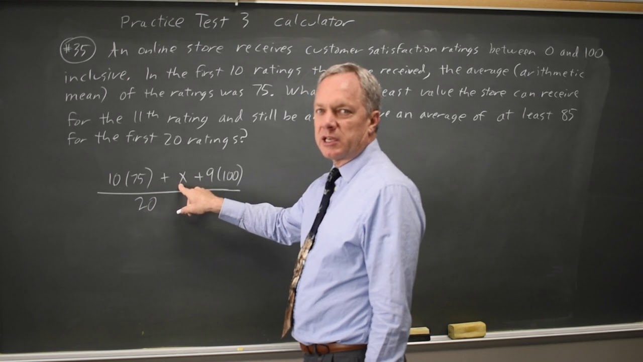 SAT Test 3 Mean Question 4 35 YouTube sat-test-3-mean-question-4-35-youtube