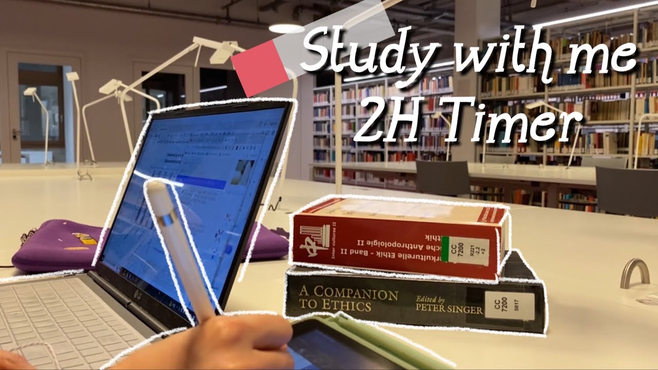 [Playlist] 독일 석사생과 대학도서관에서 같이 공부해요 🎵Study with me 2H +timer (적재, 백예린 ...