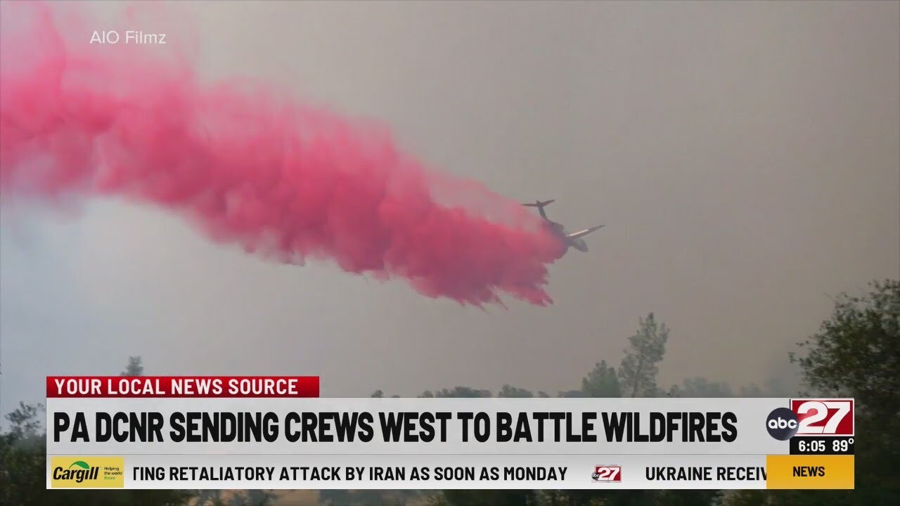 DCNR sending wildland firefighters to Rockies - YouTube