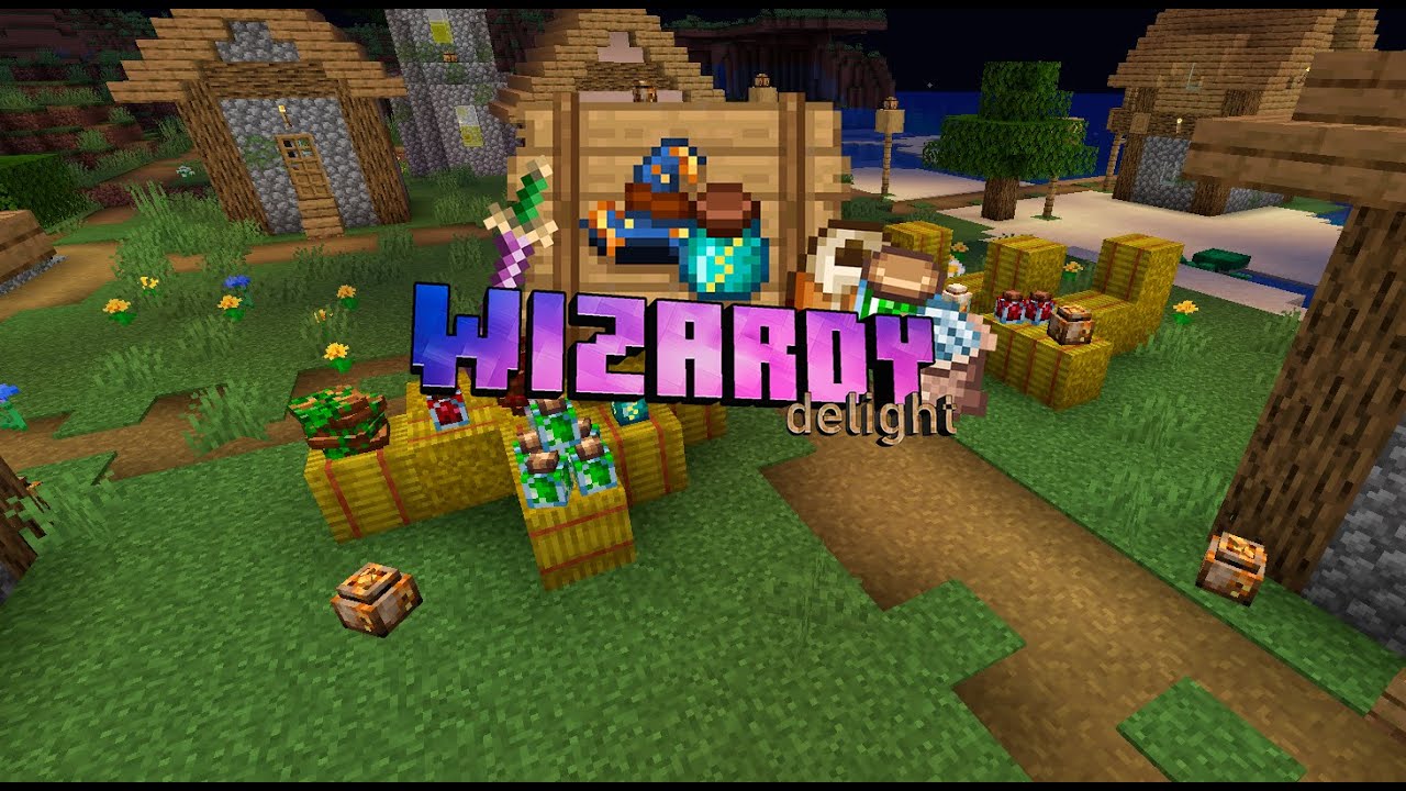 Wizardry Delight 1.20.1-2.0.0-Forge Освежающее обновление - YouTube
