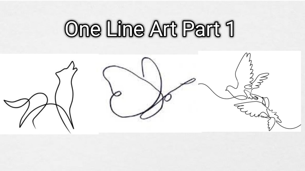 One line art drawing easy drawing l Bird in one line art form #art # ...