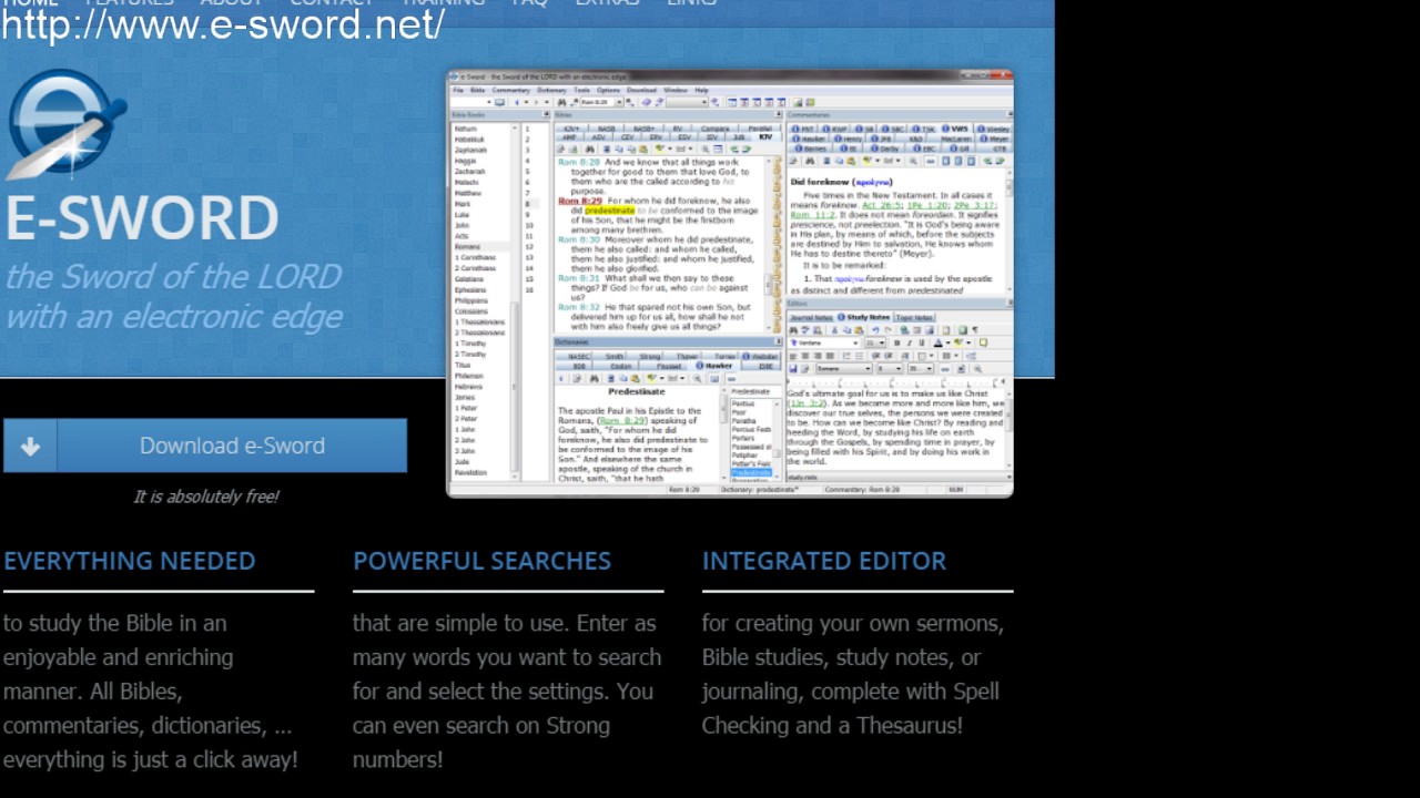 Downloading E Sword - YouTube