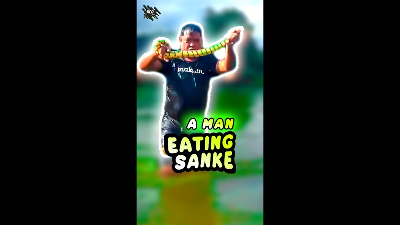 a man eating snake#asmrfood #bdfoodblogg #food #asmreating #streetfood ...