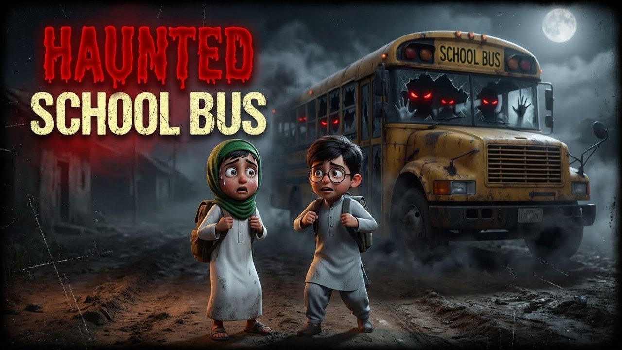 Haunted School Bus | اللّٰہ پر یقین اور ایمان | Islamic Horror Story ...