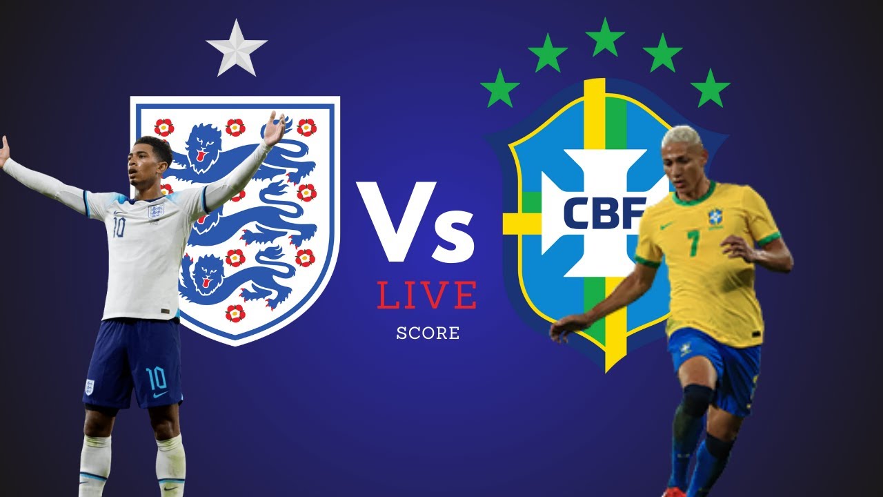 England vs Brazil | International Freindlies | Live Score - YouTube