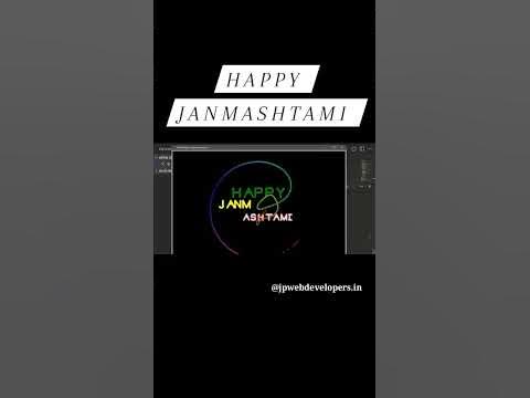Happy Janamashtami||Janmashtami status 2021 || Python Lovers|| jpwebdevelopers - YouTube