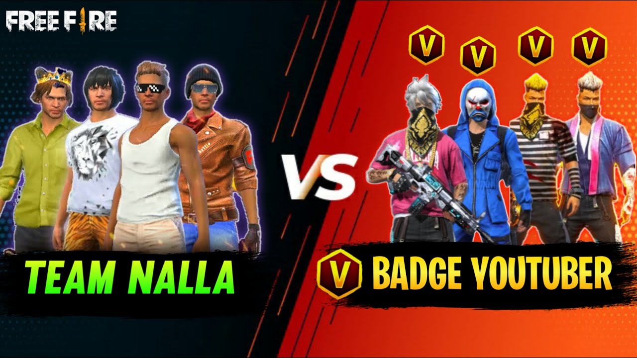Free Fire V Badge Gang Versus Normal Players || Aukaat Ki Baat -Garena ...