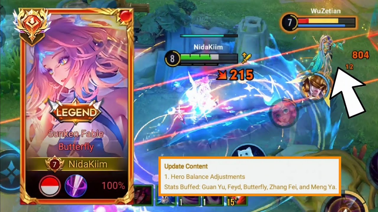 BUTTERFLY NEW UPDATE!! BIG BUFF 🔥 GOODBYE META HEROES! | BUTTERFLY NEW ...