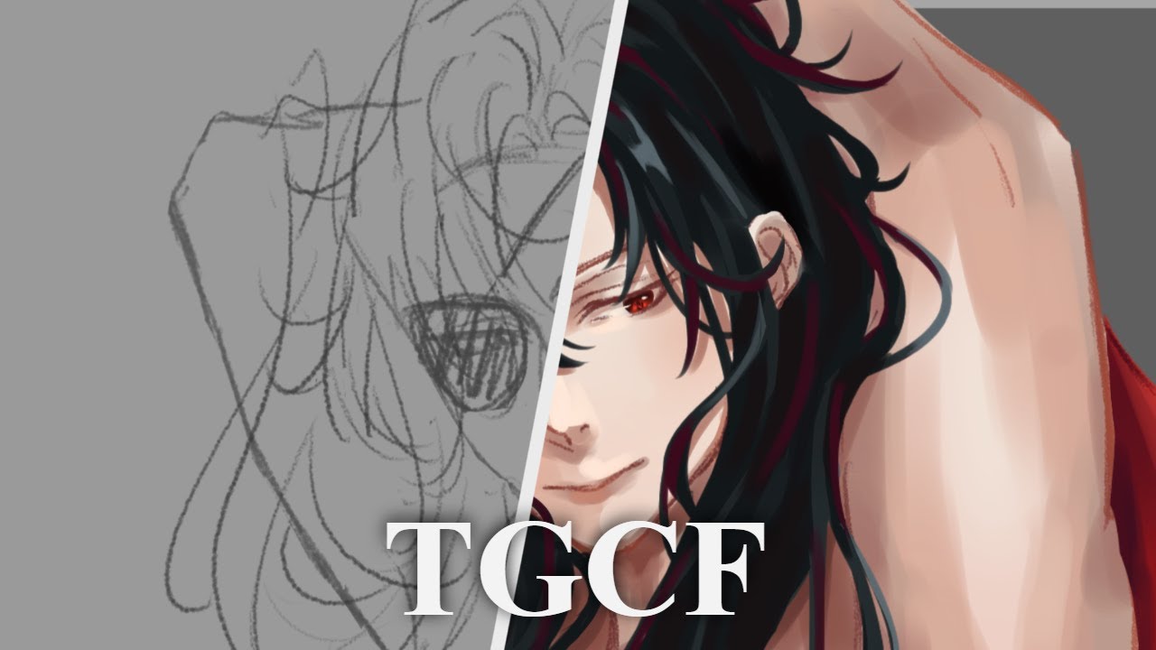 TGCF | Digital Painting Full Process #digitaldrawing - YouTube