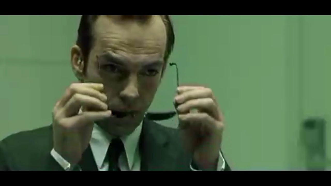 Agents interrogate Neo / Mr. Anderson. ICONIC SCENES - YouTube