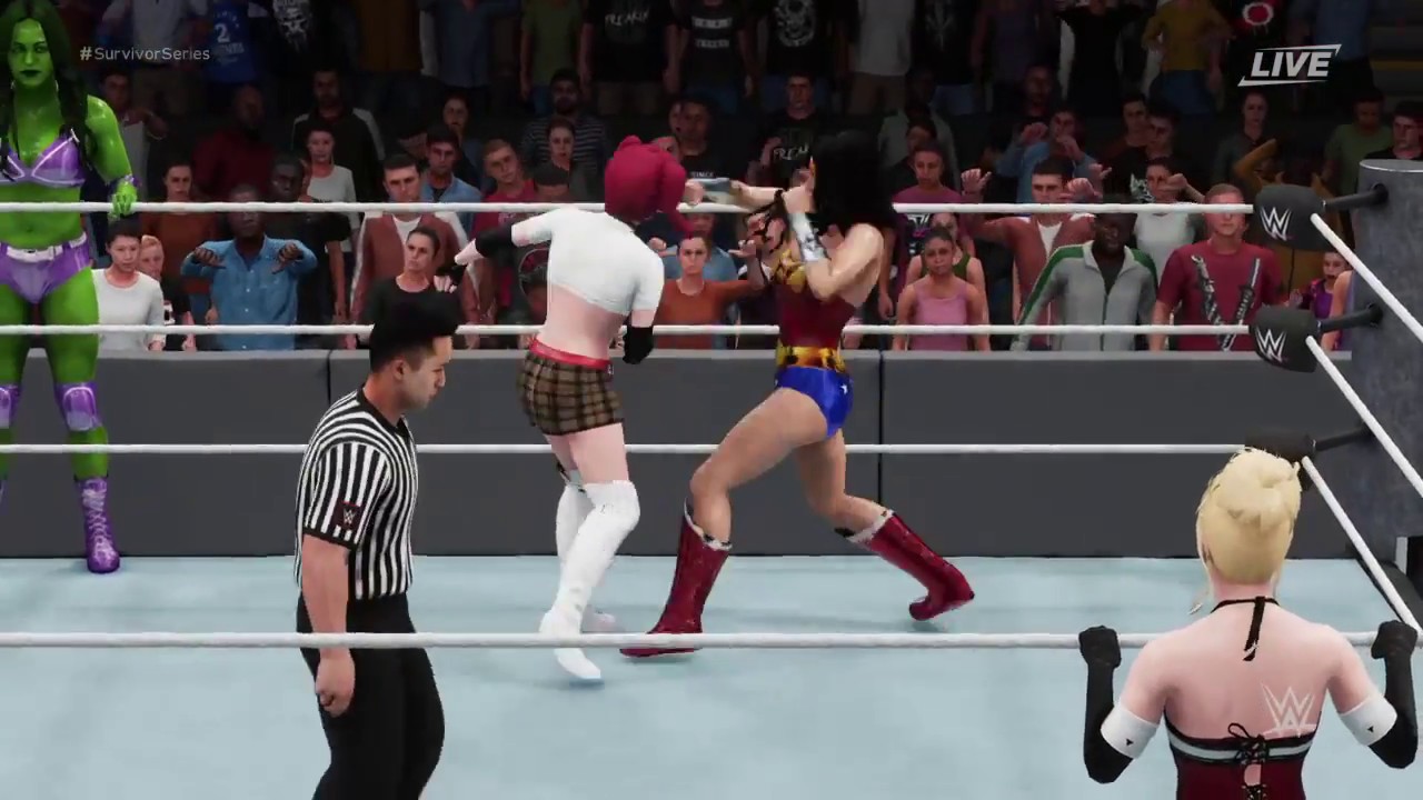 WWE 2K18 Superheroines vs. Rumble Roses - The 1000 Subscriber Survivor ...