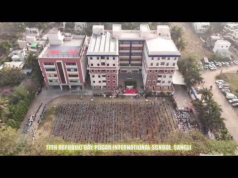Podar International School Sangli Celebrating 77th Republic day - YouTube