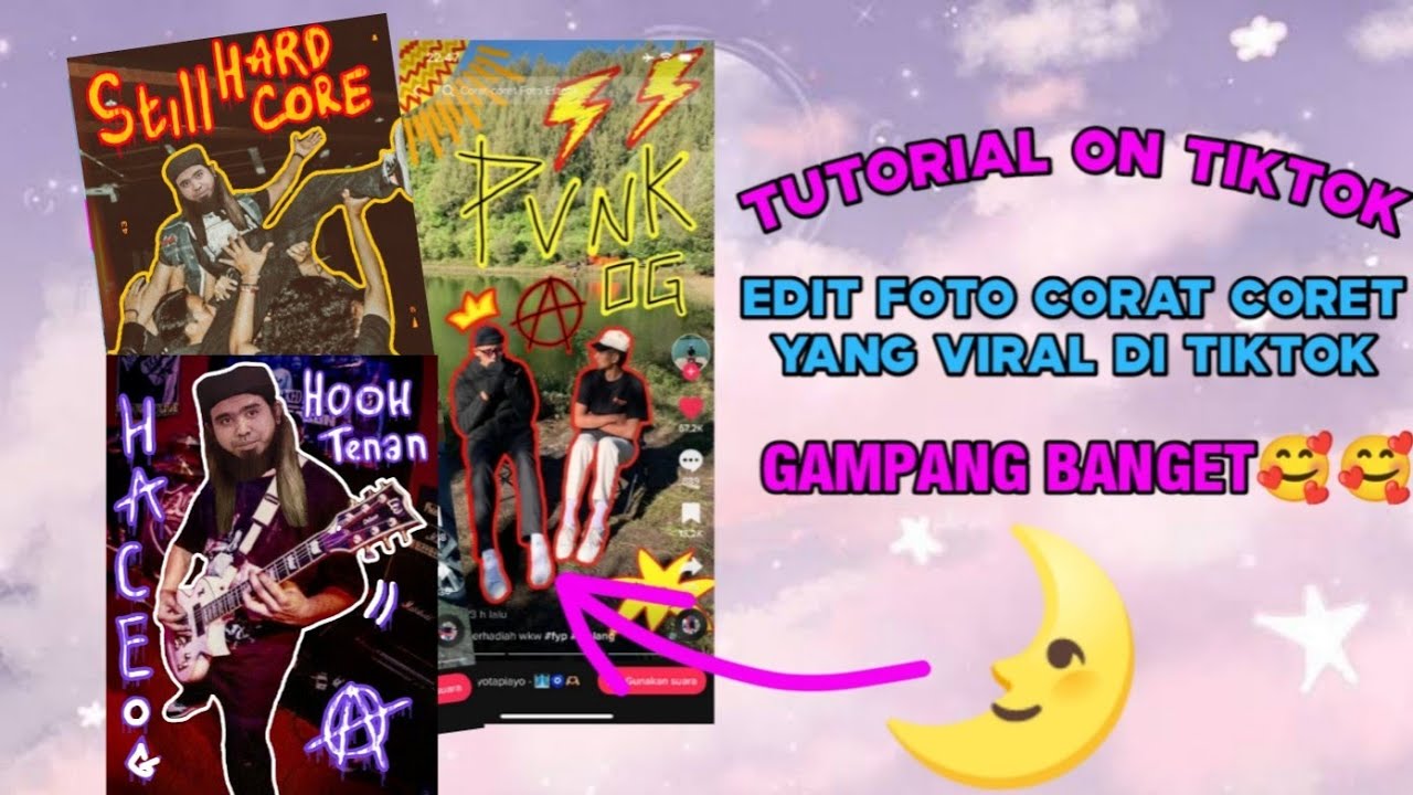 TUTORIAL EDIT FOTO CORAT CORET AESTHETIC YANG LAGI VIRAL DI TIKTOK | NEW TREND |CORAT CORET FOTO ...