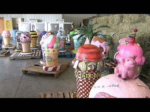 Concrete Ice Cream Cones | Iowa State Fair 2012 - YouTube