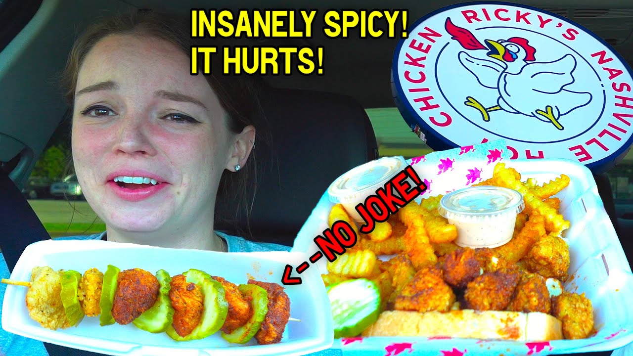 Ricky's Hot Chicken MEGA-HOT CHICKEN FLIGHT - YouTube