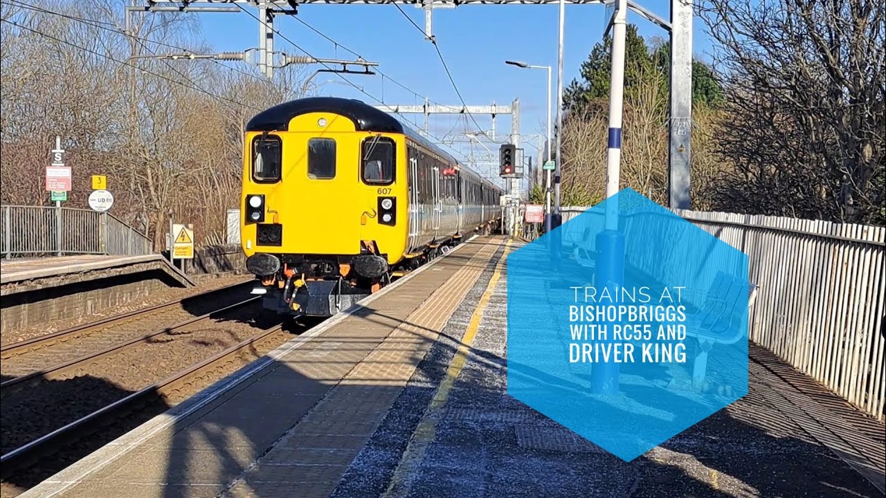 **CLASS 47 CHARTER** Trains at Bishopbriggs. 26/02/23 with REALCAGGY55 ...