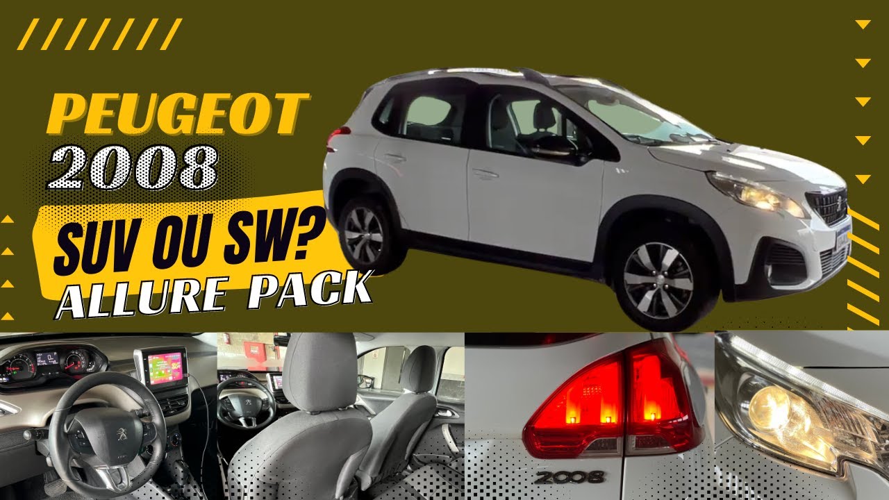 Peugeot 2008 Allure Pack 2021 SUV ou SW? Fala Aí Thiago - YouTube
