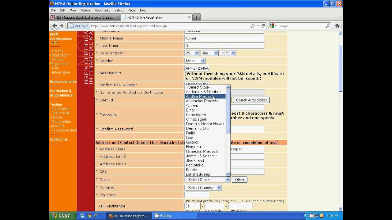 how to do NSE-NCFM registration - YouTube
