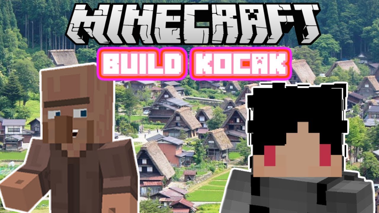 Minecraft Indonesia - Build Kocak (44) - Perkampungan Villager! - YouTube