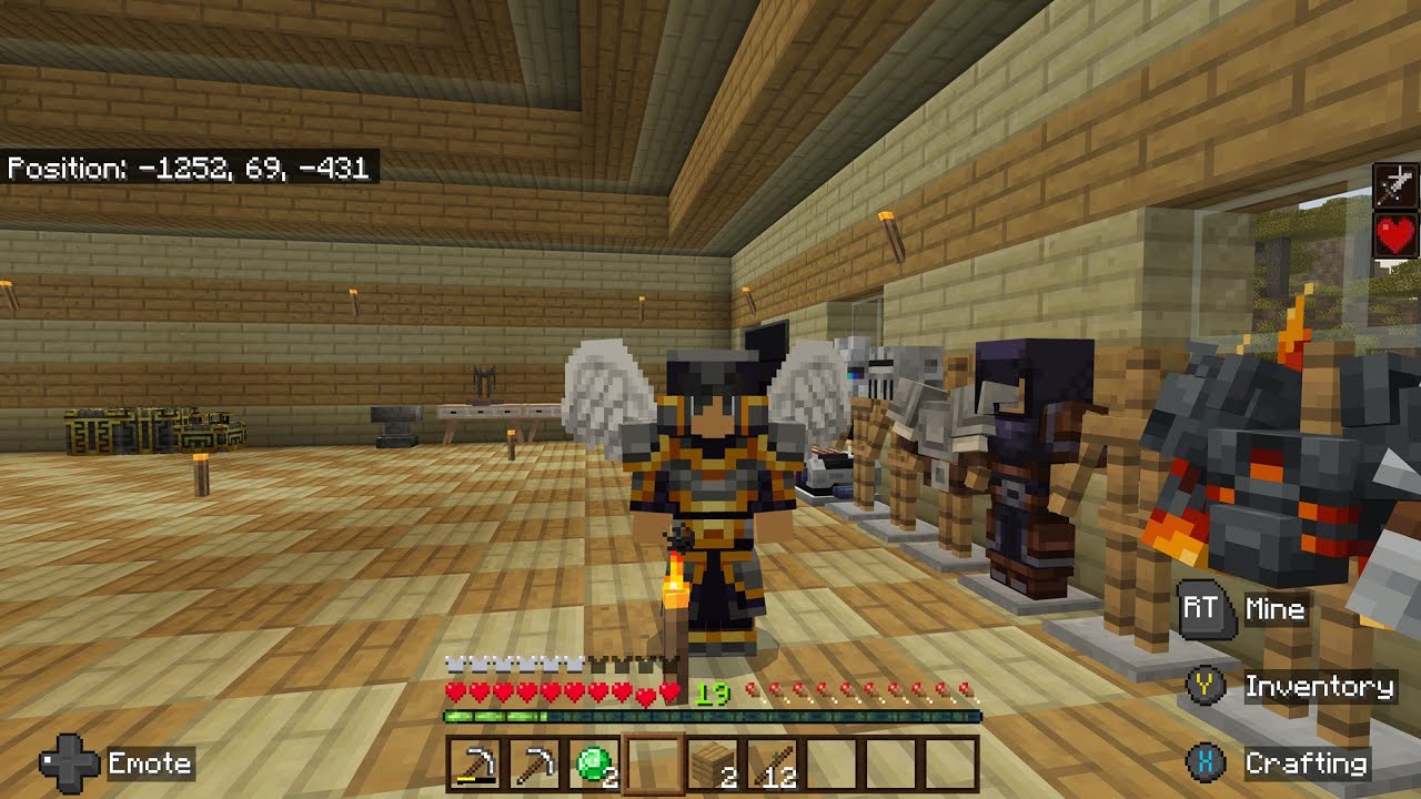 Crafting The Heaven Armor In Minecraft Survival S3 E16 - YouTube