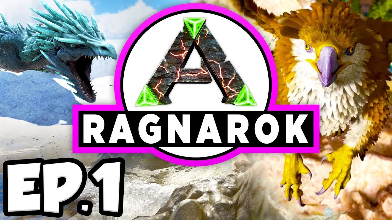 ARK: Ragnarok Ep.1 - APEX RAPTOR DINOSAURS NEXT TO SPAWN!!! (Modded ...