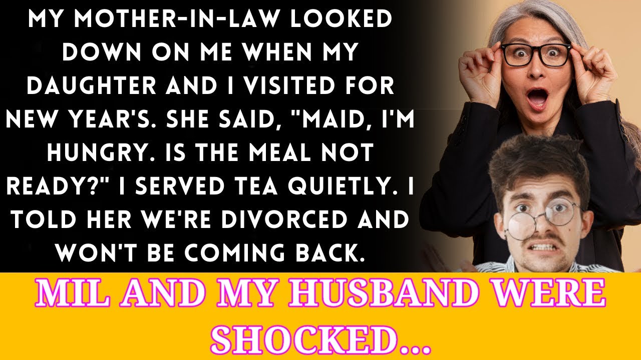 During her first visit, my mother-in-law asks for food, I suggest tea ...