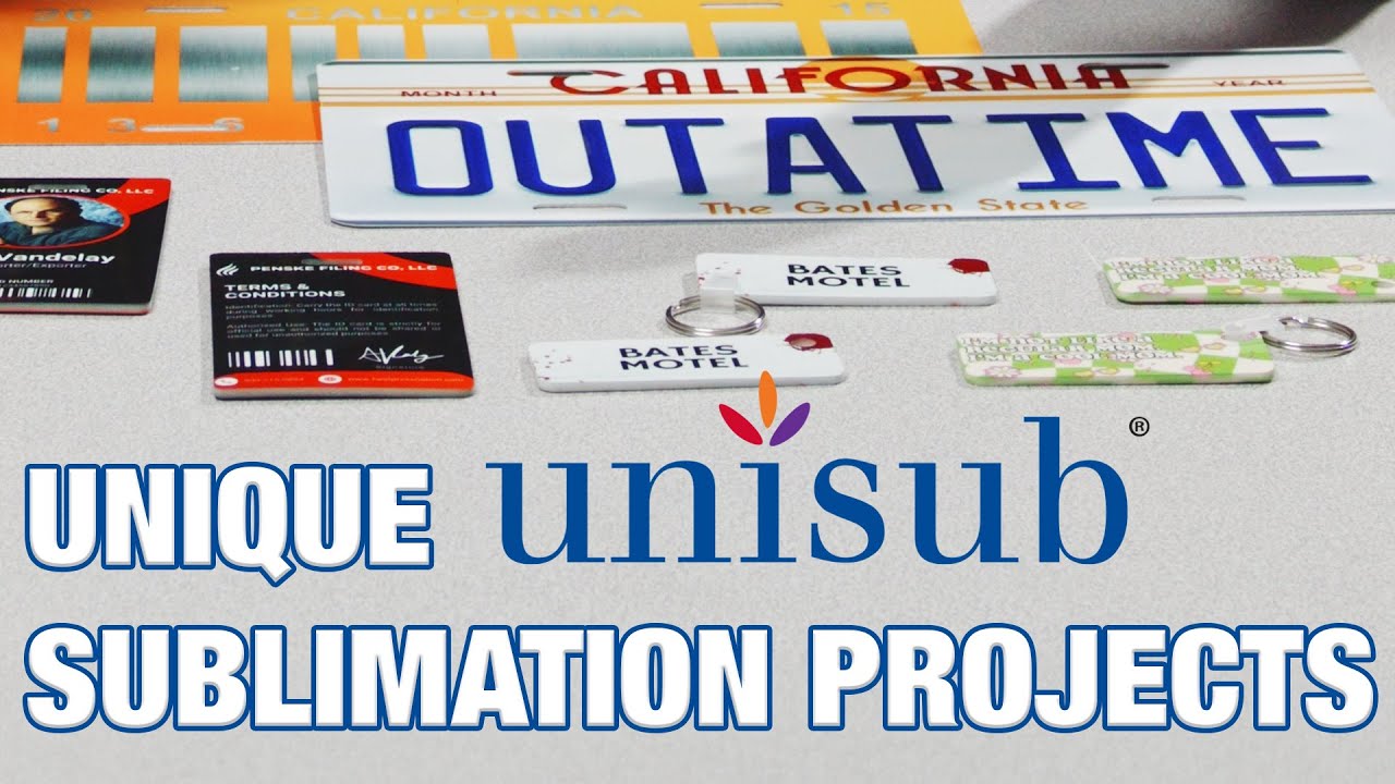 Unique Customizable Unisub Sublimation Items - YouTube