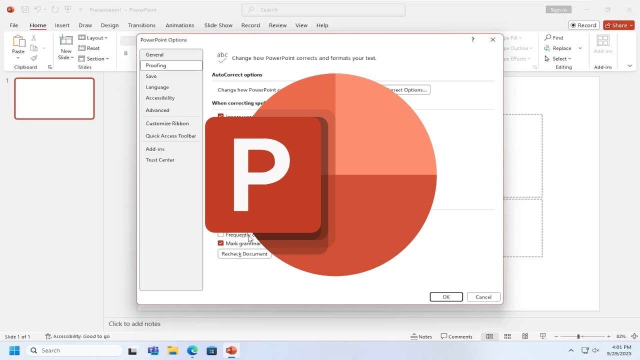 How To Use Spell Check In PowerPoint [Tutorial] - YouTube