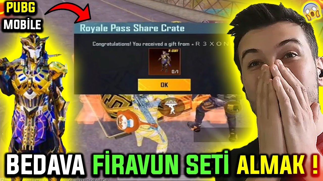 OHA!!! 😮 ROYALPASS KUTUSUNDAN FİRAVUN SETİ ALMAK - PUBG MOBİLE - YouTube