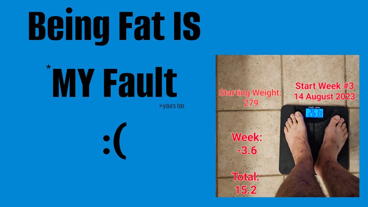 Being Fat Is *My Fault. *yours too. - YouTube