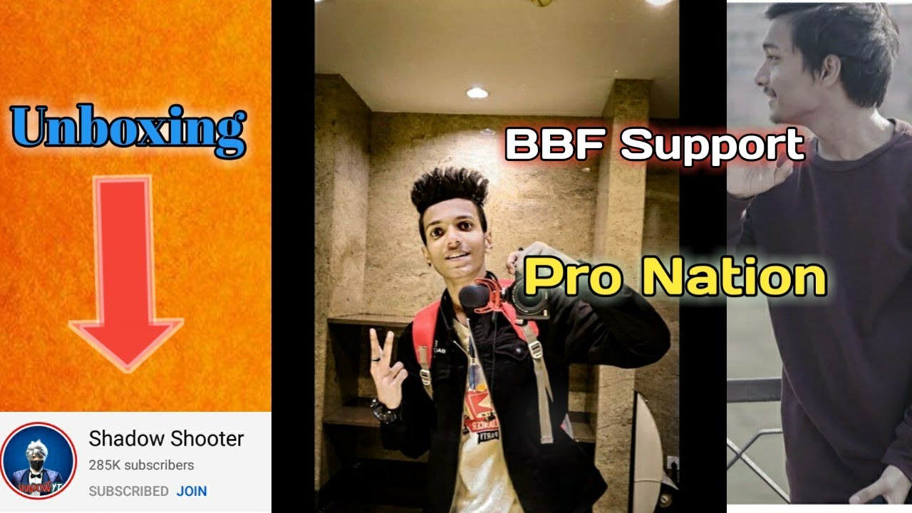 Shadow Shooter Unboxing & BBF Support Pro Nation Free Fire - YouTube