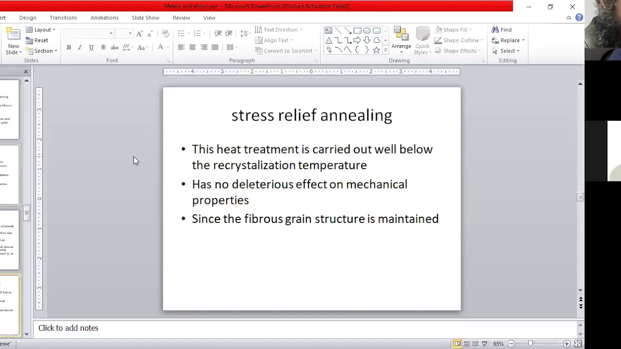 stress relief annealing - YouTube