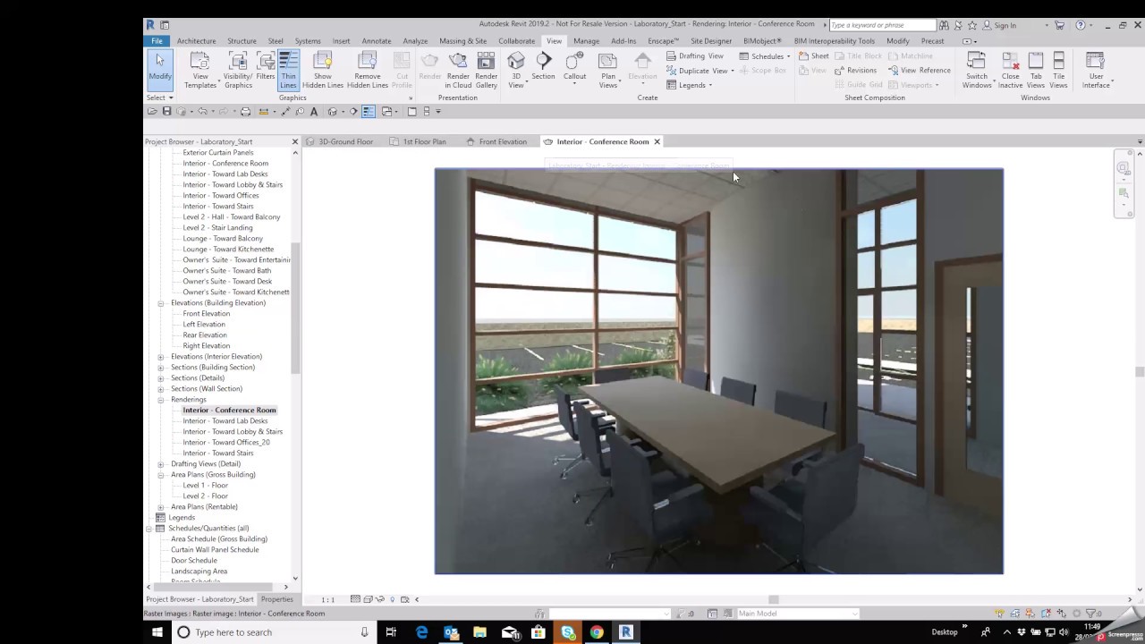 Revit 2019 - View Window Tile Management - YouTube