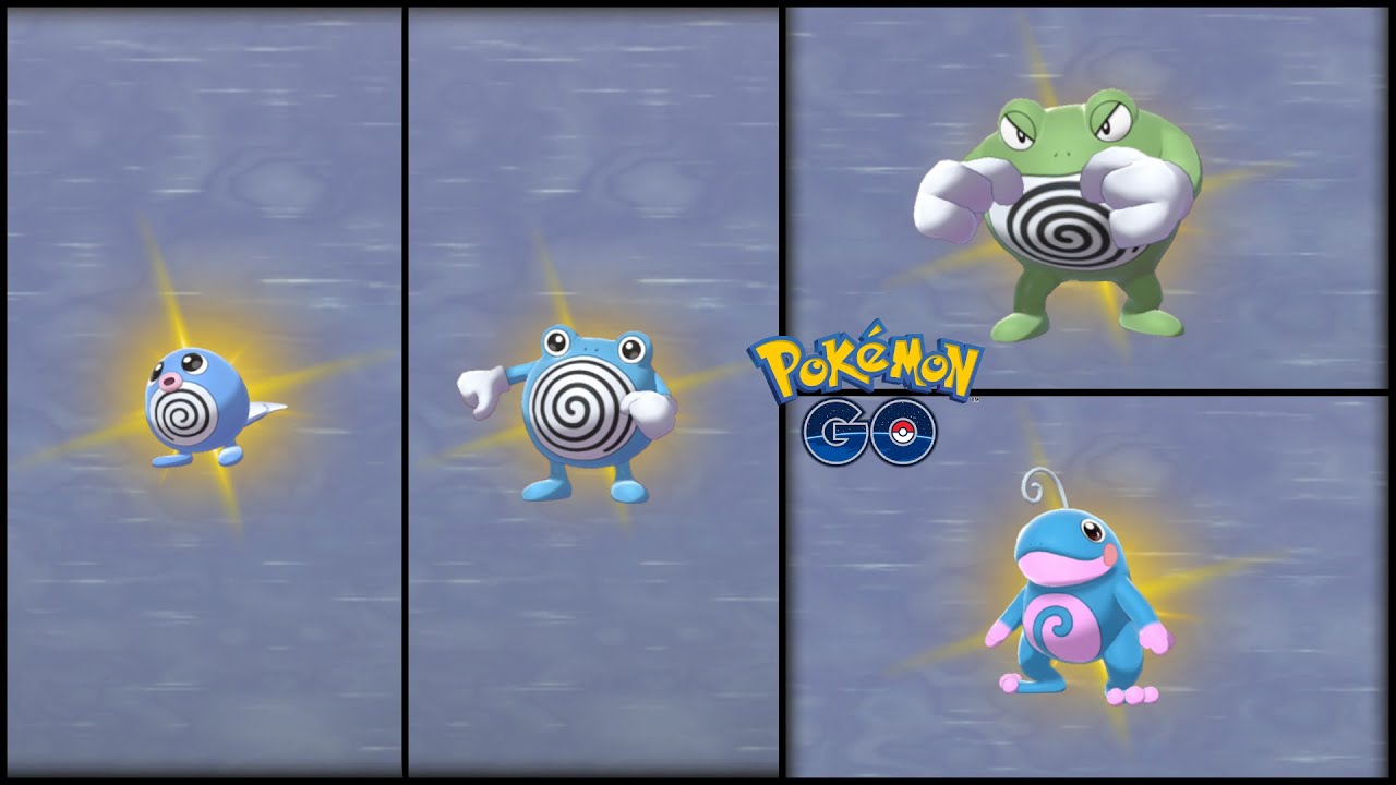 Pokemon Go: Evolving Shiny Poliwag into Shiny Poliwhirl into Shiny ...