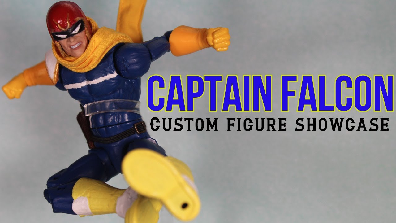 Captain Falcon Custom Figure Showcase F-Zero Super Smash Bros - YouTube