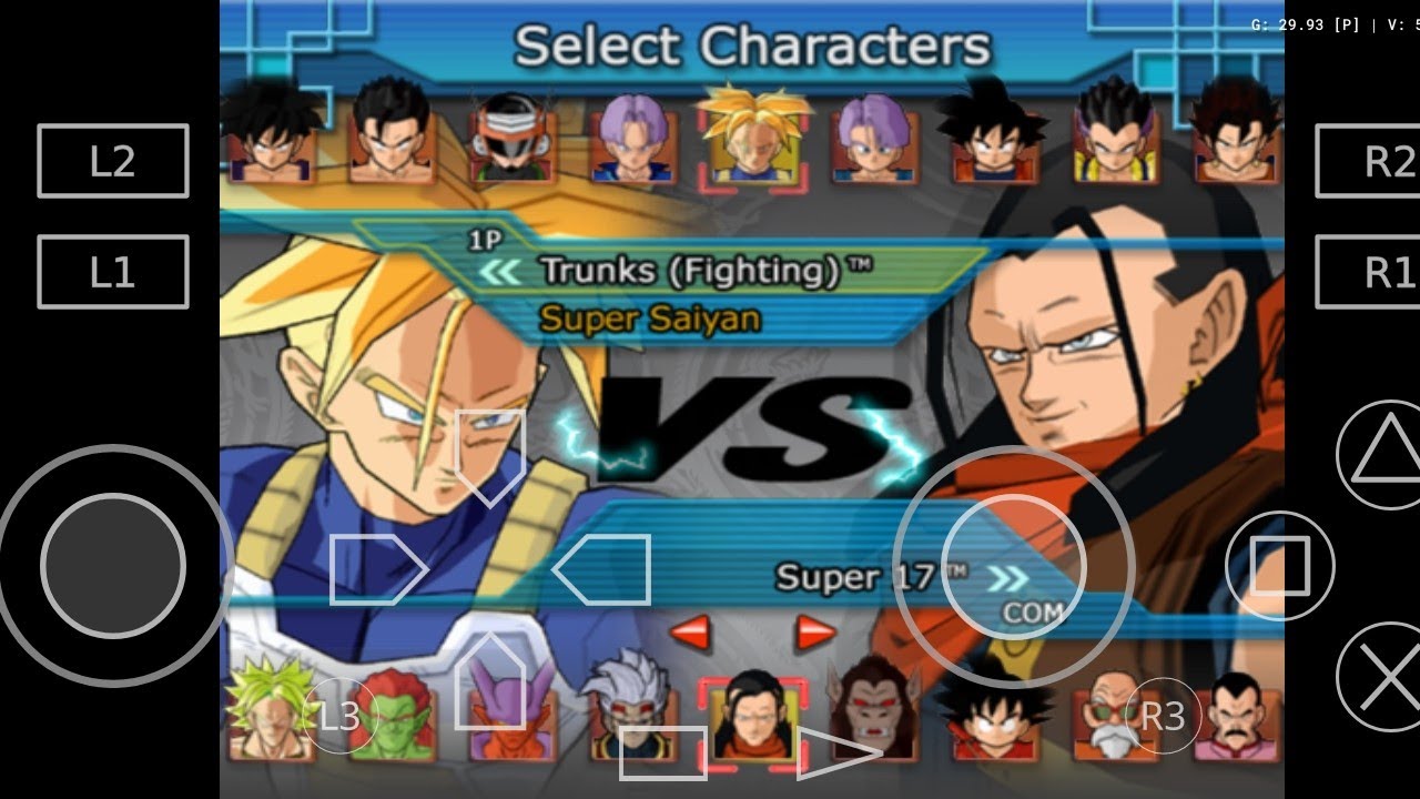 Dragon Ball Z Budokai Tenkaichi Trunks Super Saiyan Vs Super 17 - YouTube