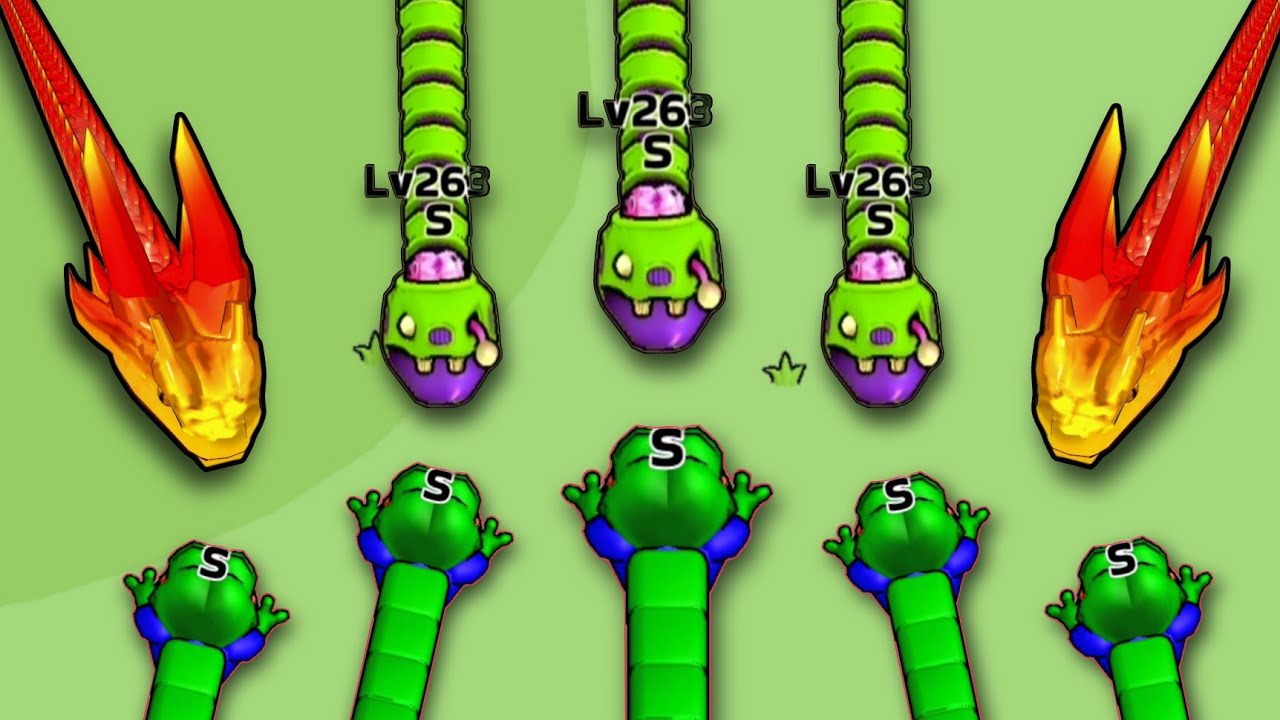 Snake Clash Squid Epic Best Victory 100% Win// Max Level Epic Pro ...