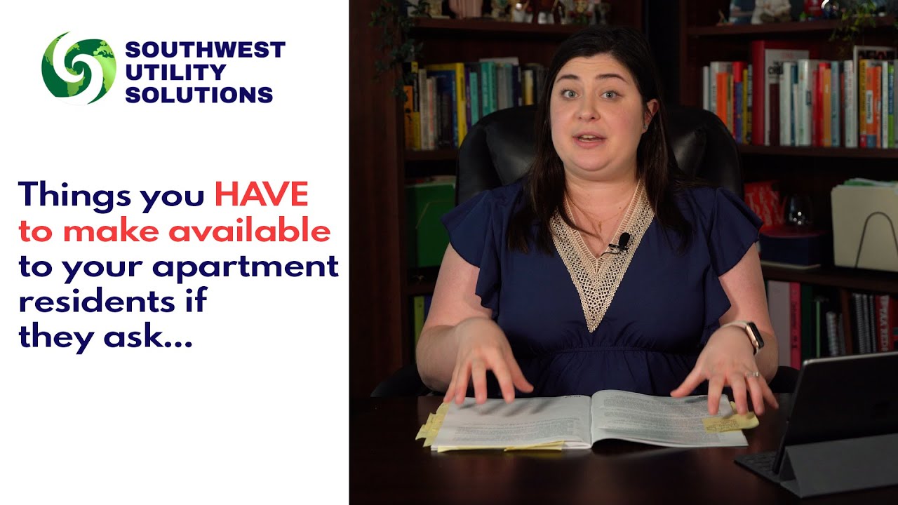 ⚠️ Things you HAVE to make available to your apartment residents if ...