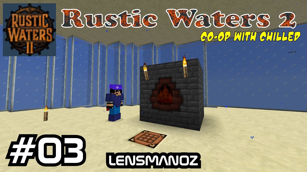 Minecraft : Rustic Waters 2 | Ep 3 - Creosote Production - YouTube