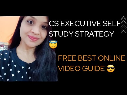 Cs executive group 2 self study strategy 😇|free video lectures guide 😎 ...