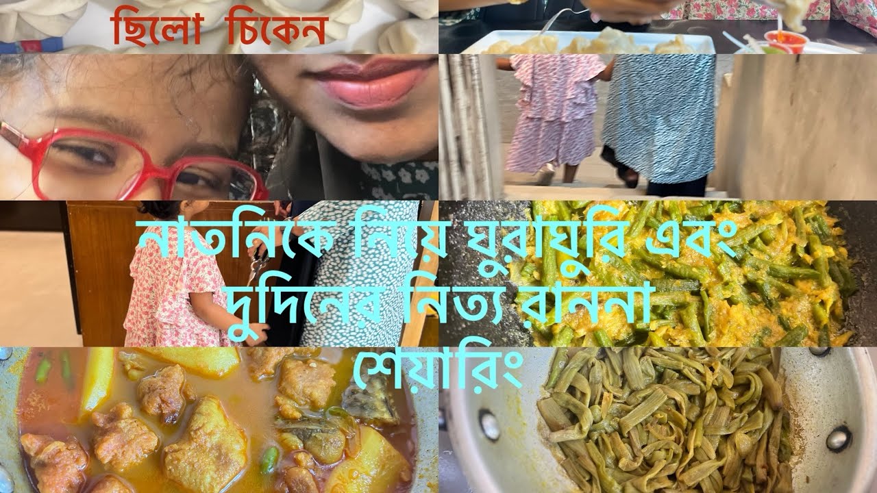 আমার প্রিয় নাতনীর সাথে কাটানো দিনগুলো এবং দুদিনের নিত্য রাননা শেয়ারিং ...