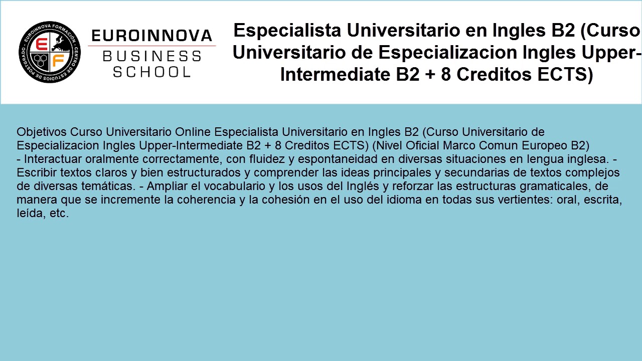 upper intermediate b2 - YouTube