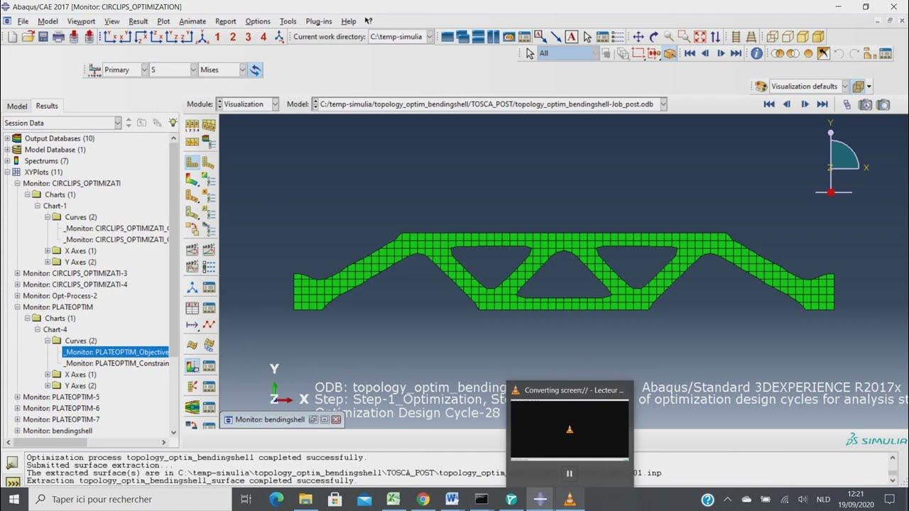 topology optimization sur Abaqus - YouTube